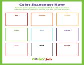 Color Scavenger Hunt - Monkey Joe's