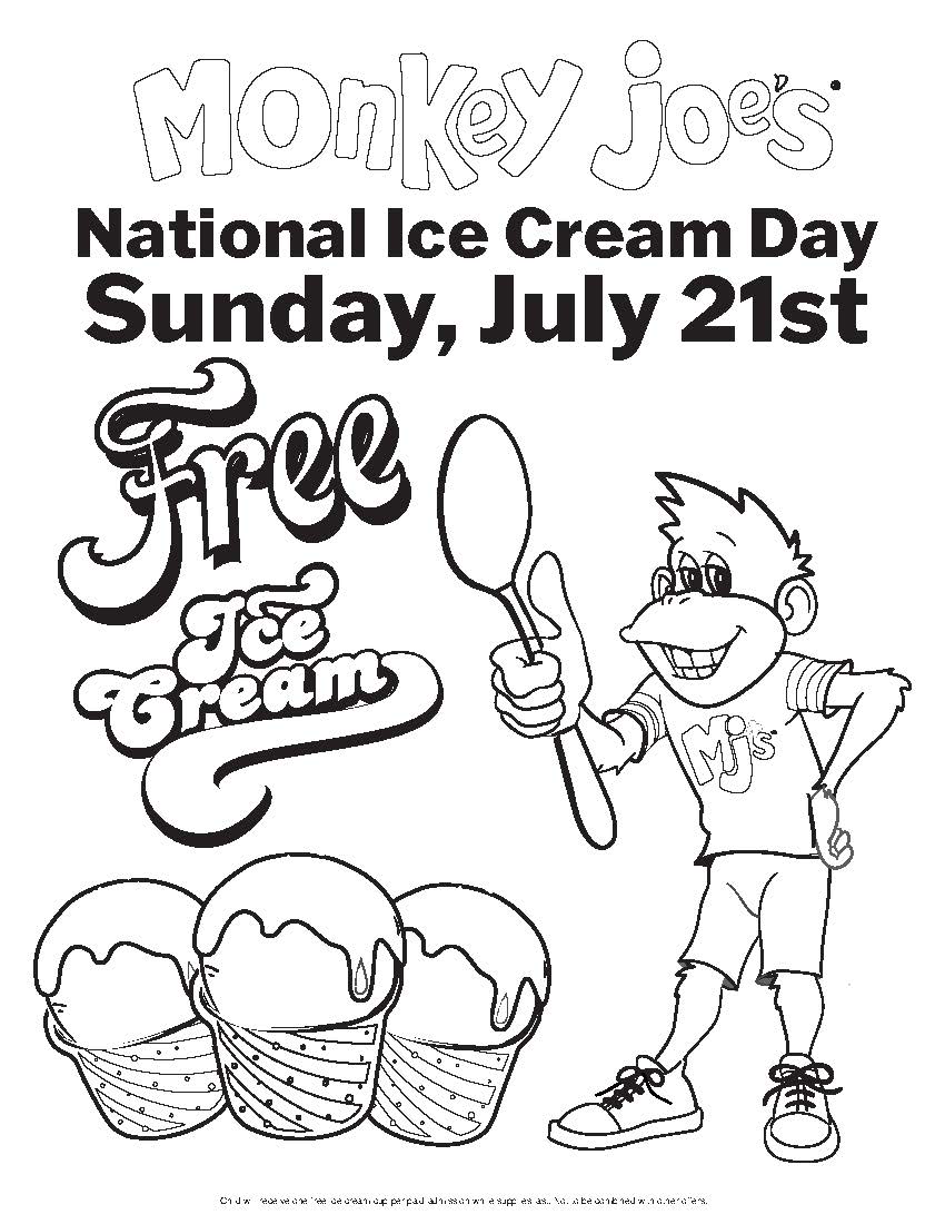 National Ice Cream Day 2024 - Monkey Joe's
